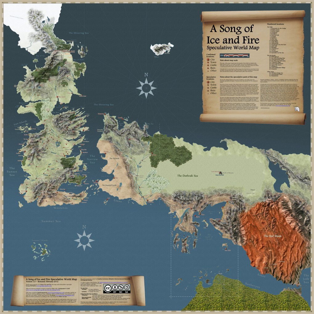 Maps of Game of Thrones – Gaijinass